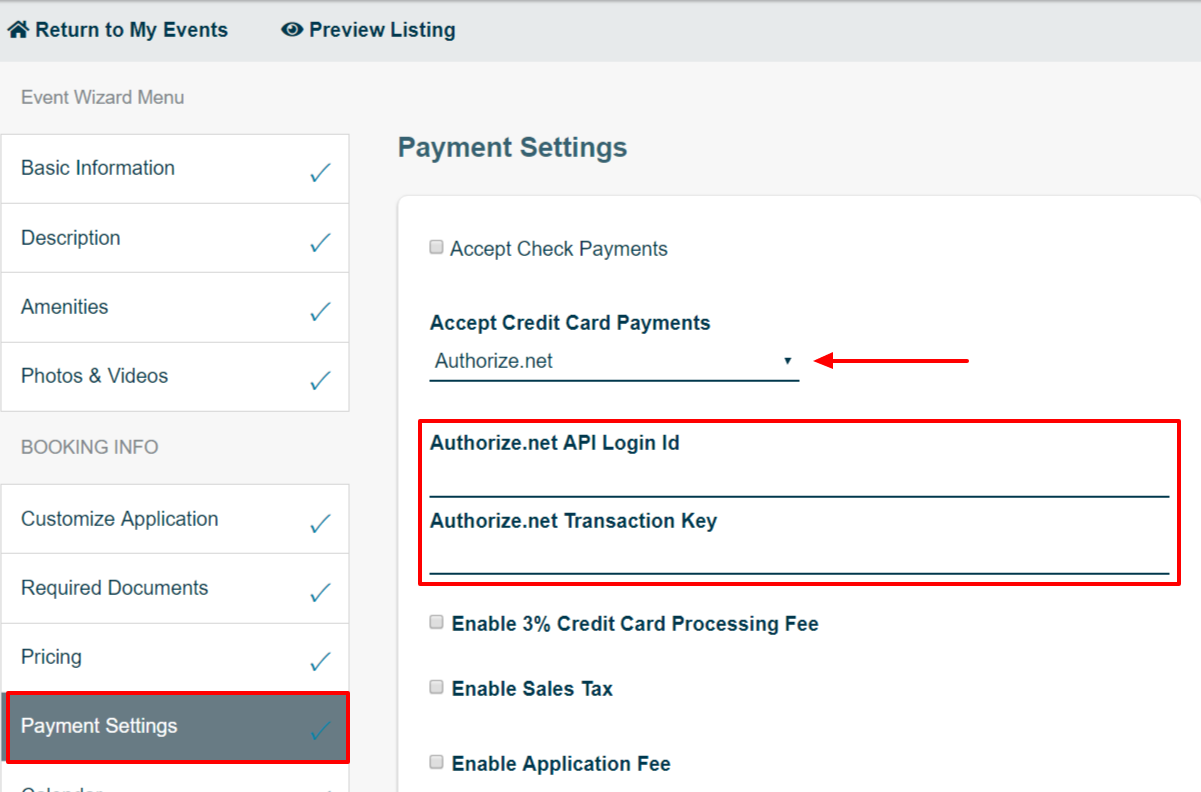 Retrieving API Key for Authorize.net – Help Center